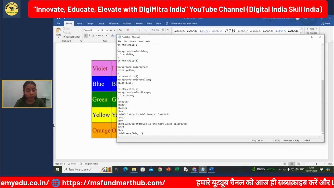 M2 PRACTICAL CLASS 1 NIELIT O-LEVEL - YouTube