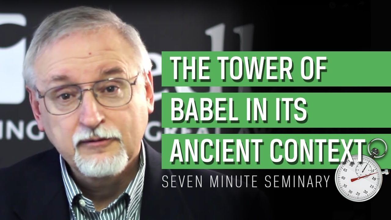 John Walton: The Meaning of the Tower of Babel - YouTube