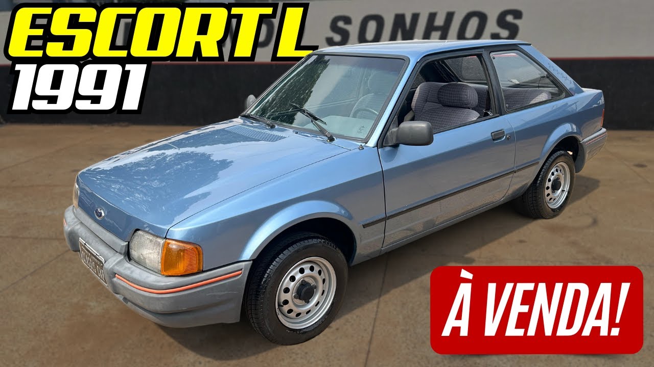 FORD ESCORT L 1991 * À VENDA * - YouTube