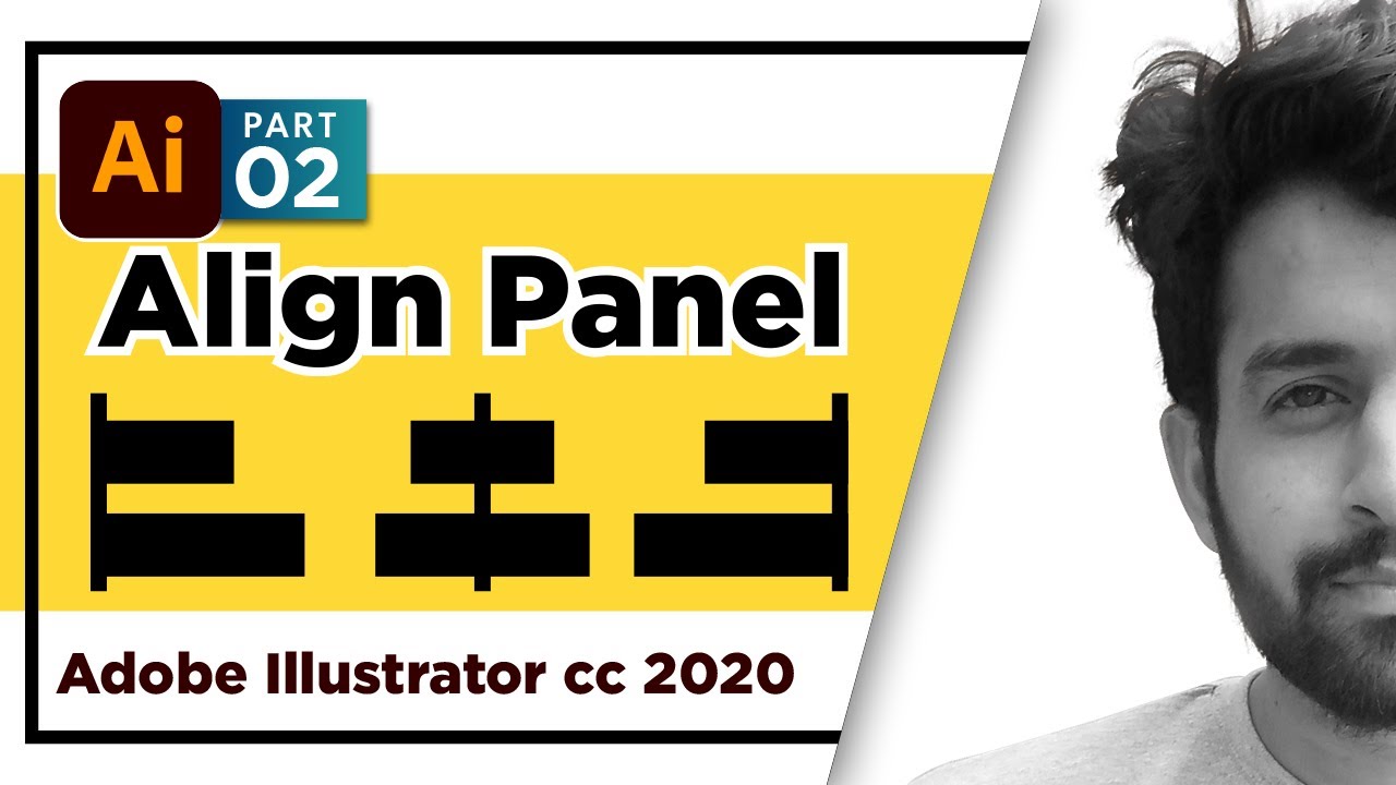 Align Panel use in Adobe illustrator training Class 7-part two - YouTube