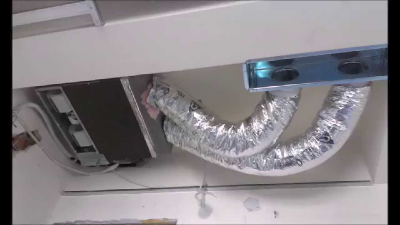 Εγκατάσταση κλιματιστικών μονάδων Daikin τύπου καναλάτα - YouTube