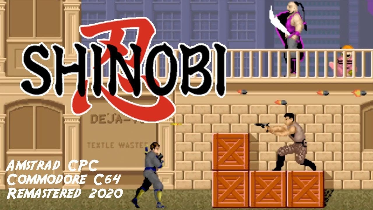 Amstrad CPC Vs C64 - Shinobi + CPC Remastered 2020 - YouTube