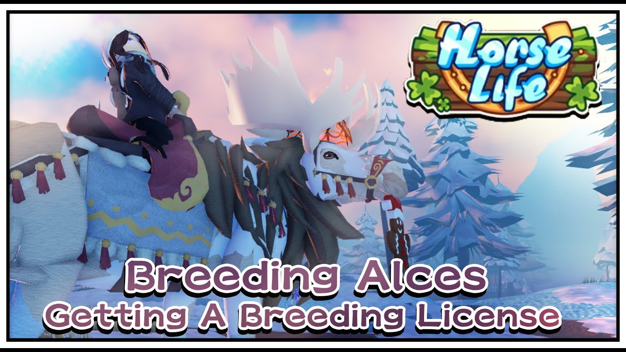 [Roblox: Horse Life] The Winter Update Is Here! Breeding The Alces ...