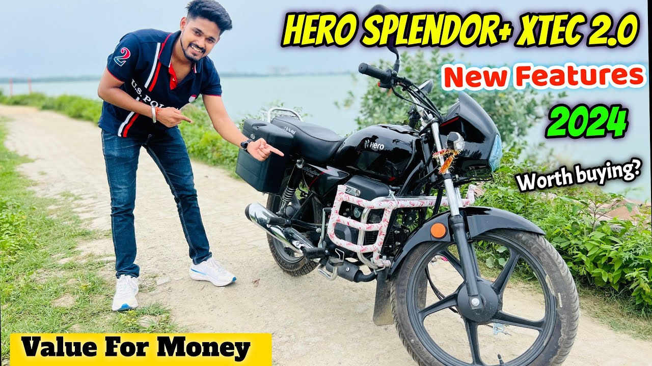 2024 Hero Splendor XTEC2.0 Detailed Review (King of 100cc Segment)New ...
