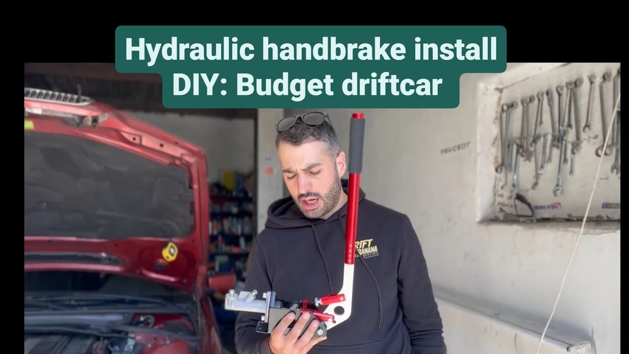DIY Budget driftcar EP7│ Hydraulic handbrake install - YouTube