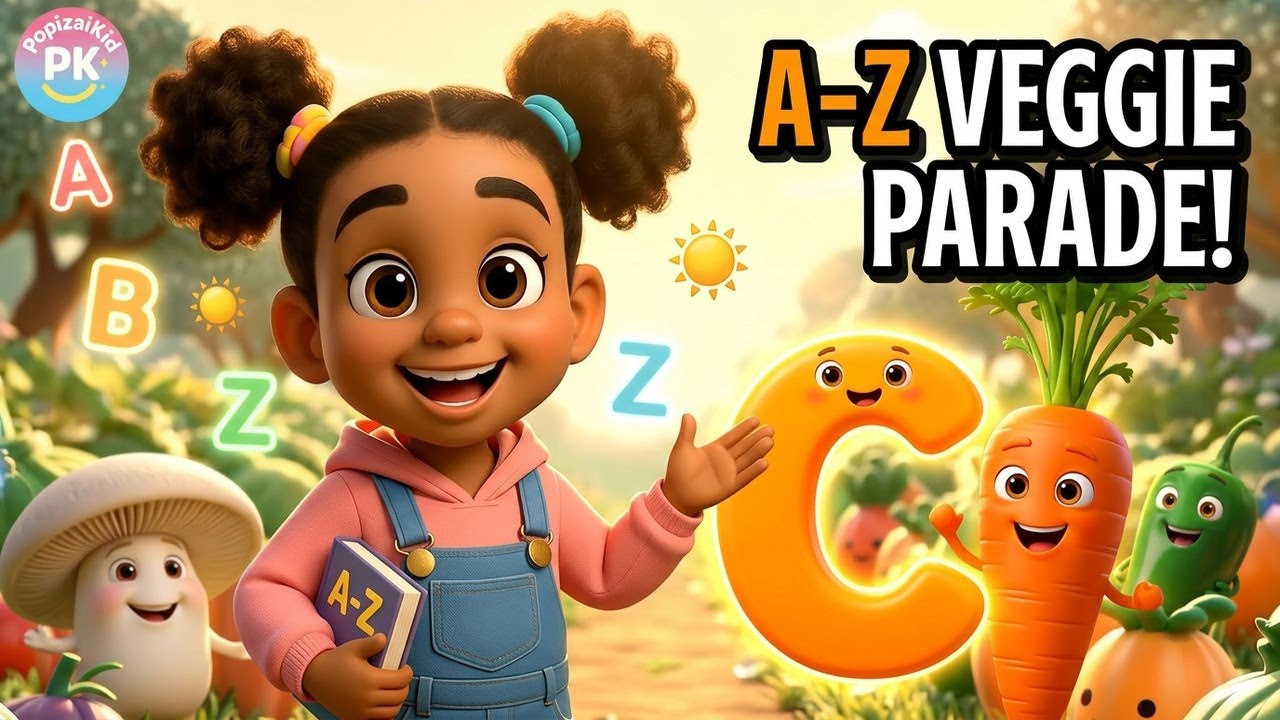 Alphabet Vegetable Parade A–Z | Learn Vegetables and Their Origins in a ...