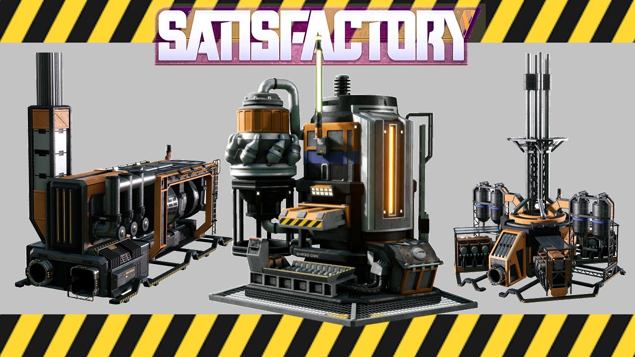 Satisfactory - Overclock nos geradores a diesel, carvão e biomassa ...