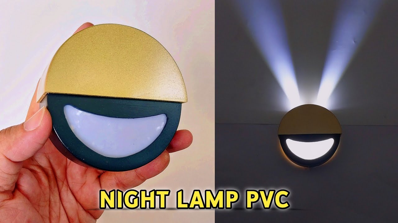 DIY Night Lamp for Bedroom | Wall decoration ideas from Vinilon PVC ...