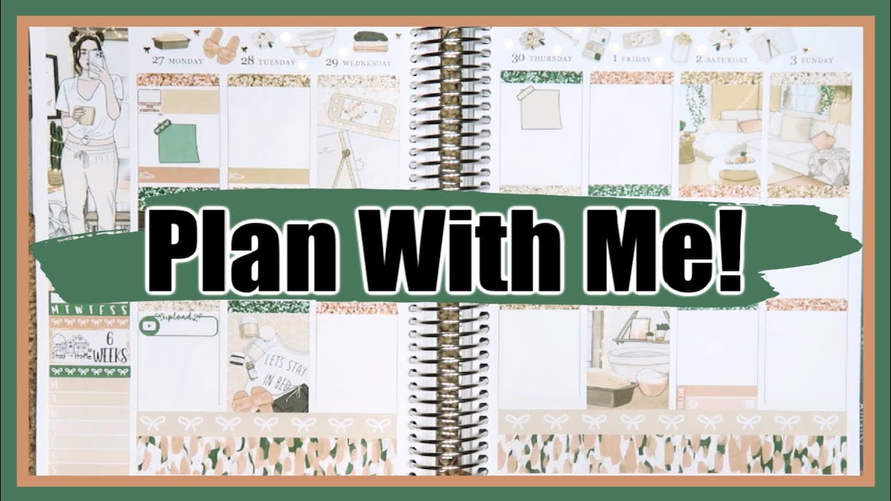 Plan With Me! Relax printable | BeaYOUtiful Planning - YouTube