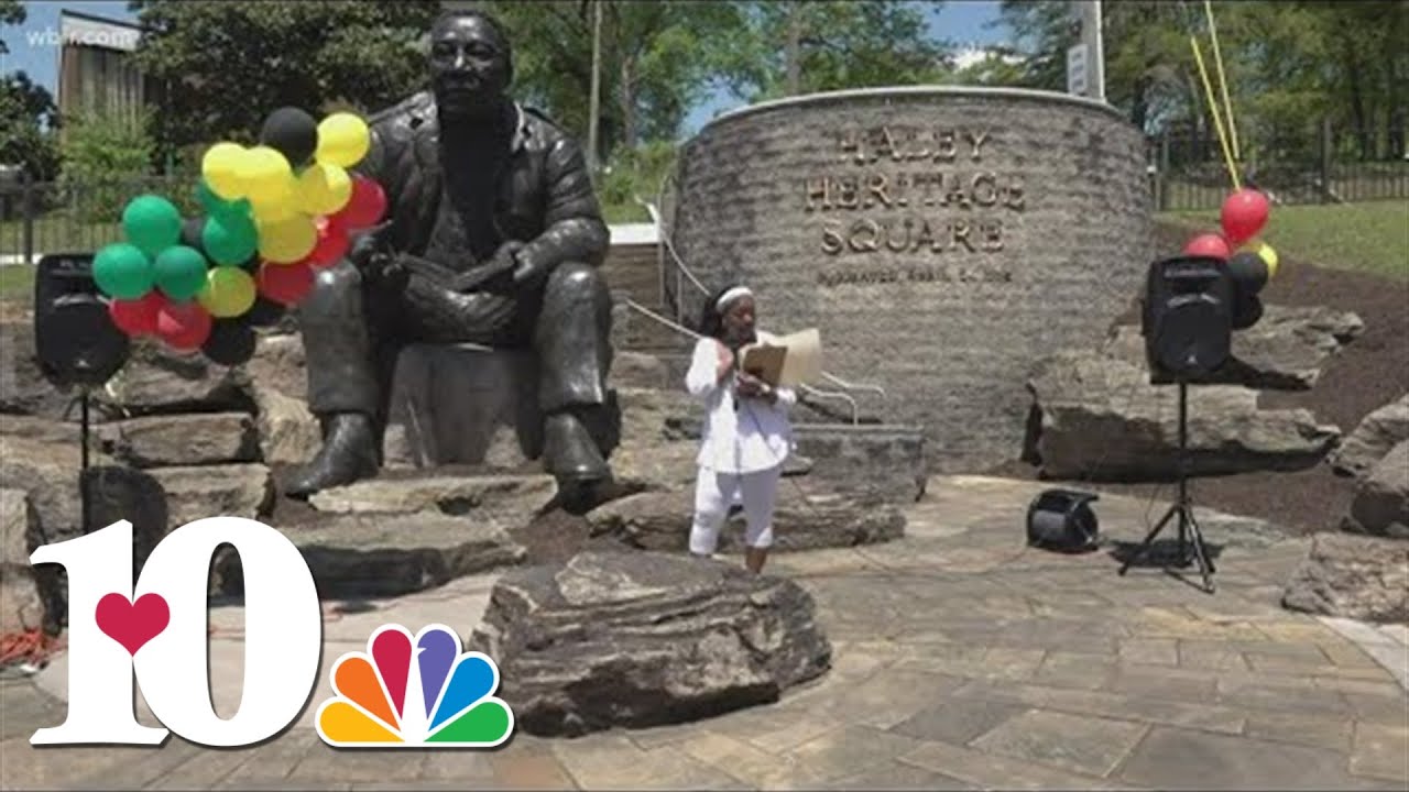 Beck Cultural Exchange Center unveils Alex Haley statue - YouTube