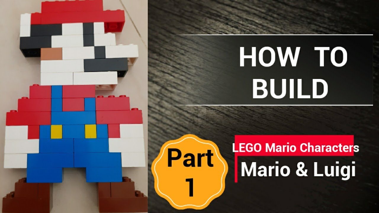 Quick & Easy way to create LEGO Mario Characters - YouTube