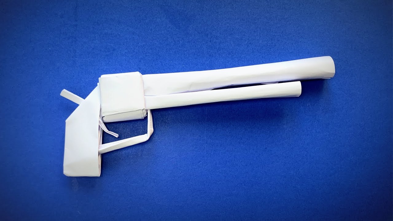 How to Make a Paper Gun Long | Origami Gun | Easy Origami ART Paper ...