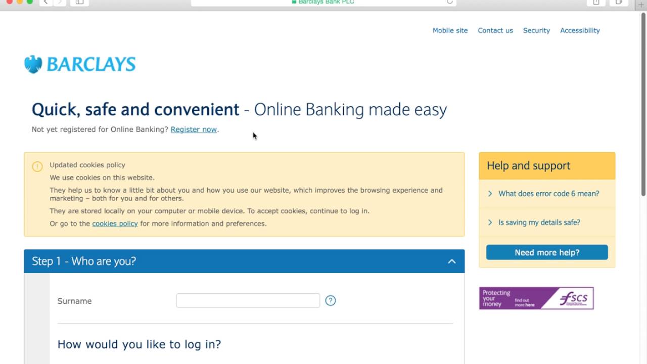 Barclays Bank Online Banking Login Instructions YouTube