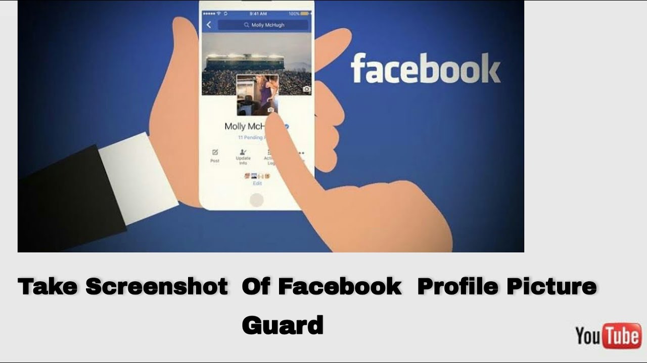 How to take screenshot of facebook protected profile picture 2021 - YouTube