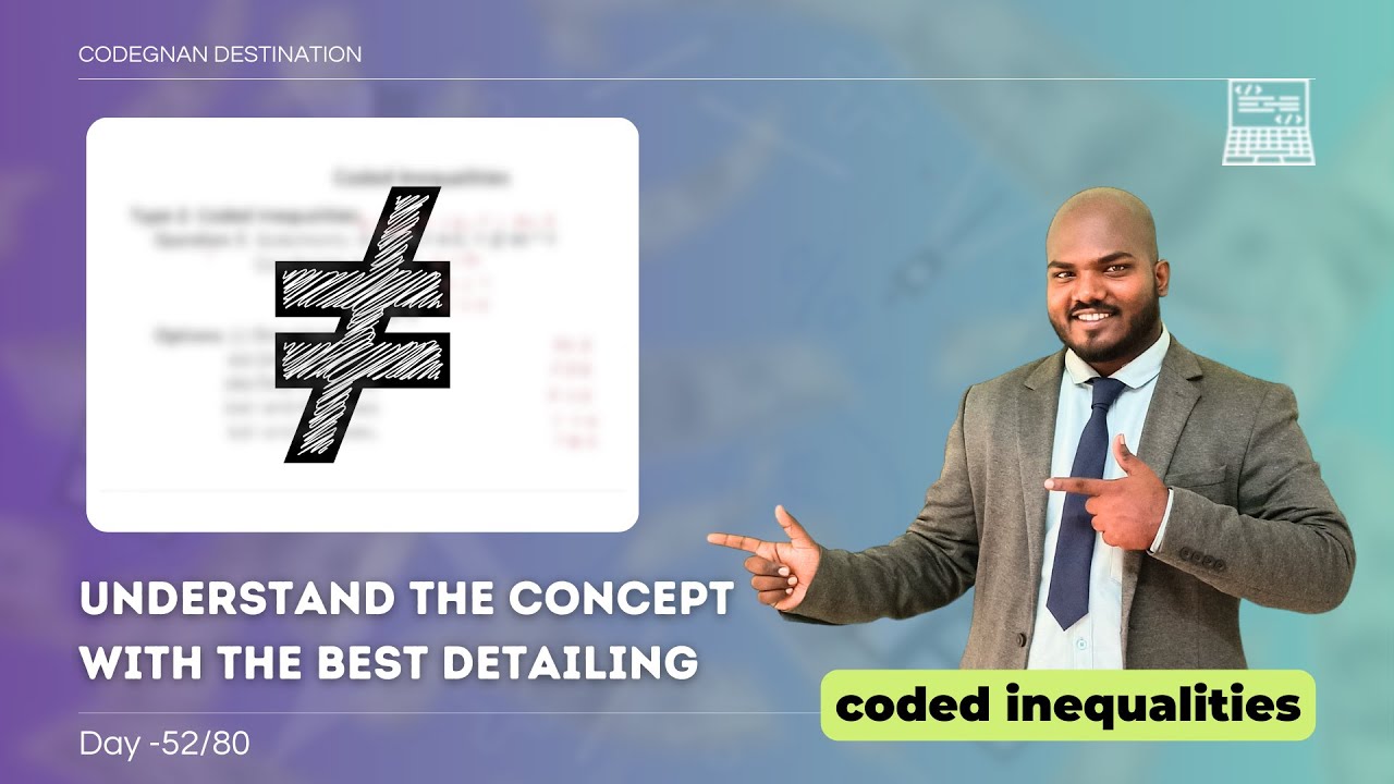 Coded Inequalities | Reasoning Topic | CSR Session Day 52 - YouTube