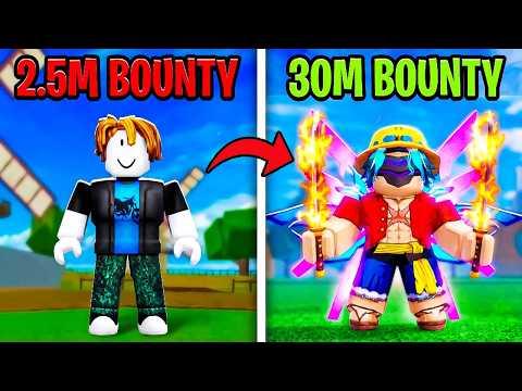 2.5M to 30 MILLION Bounty – Episode 1 (Blox Fruits)