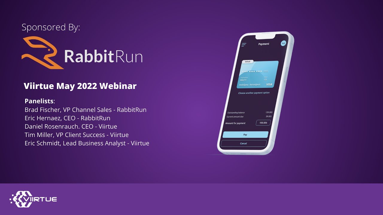 Viirtue Webinar: RabbitRun SD WAN & New Customer Payment Portal - YouTube