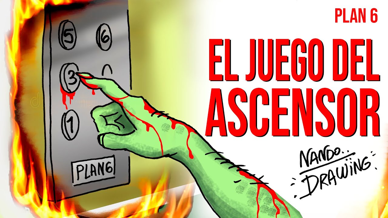 EL JUEGO DEL ASCENSOR EL RITUAL COREANO | Nando Draw (Historia de Terror) - YouTube