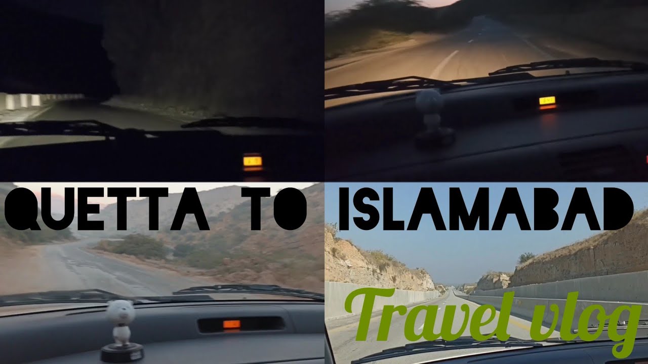 Travel Vlog/ Quetta to Islamabad/ D.I.khan Hakla Motorway/ M14/ CPEC ...