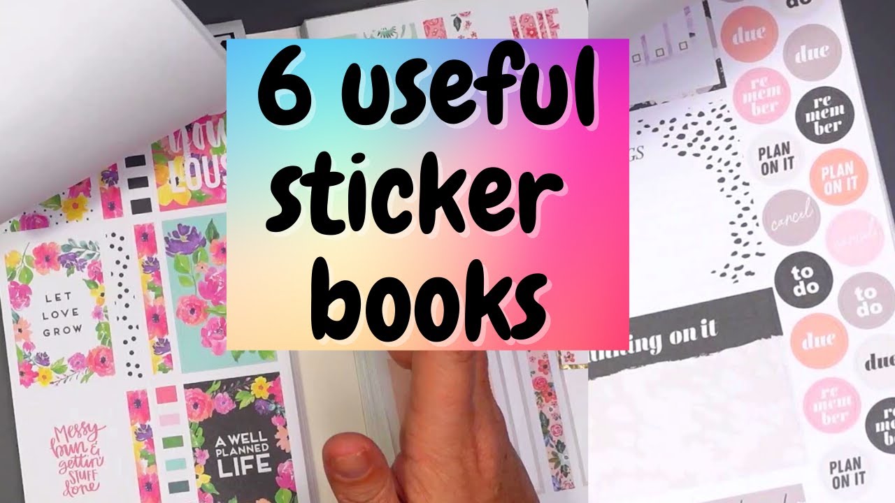 MY 6 MOST USEFUL HAPPY PLANNER STICKER BOOKS | THE HAPPY PLANNER FOR ...