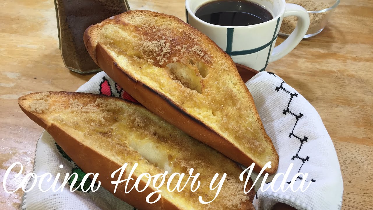 Molletes Dulces para Tomar con Cafe - YouTube