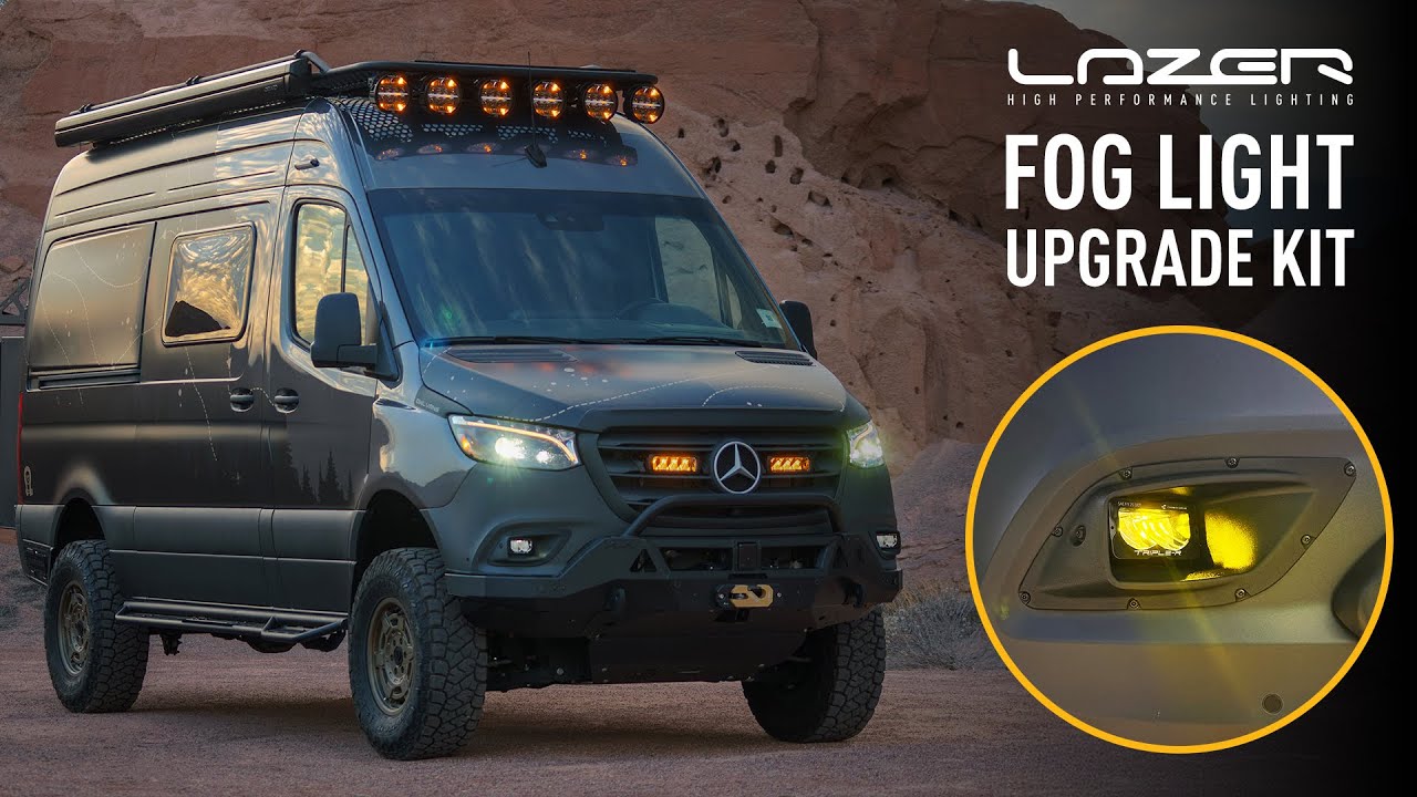 LAZER LAMPS | Mercedes Sprinter (OE-Fog) Carbon-2 Fog Light Upgrade Kit ...