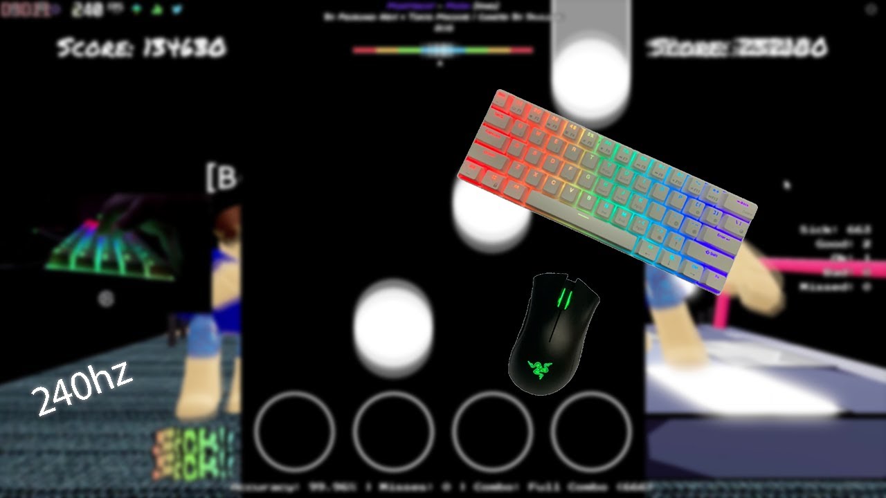 RK61 Keyboard ASMR Roblox Funky Friday Monstercat 9 Songs Gameplay ...