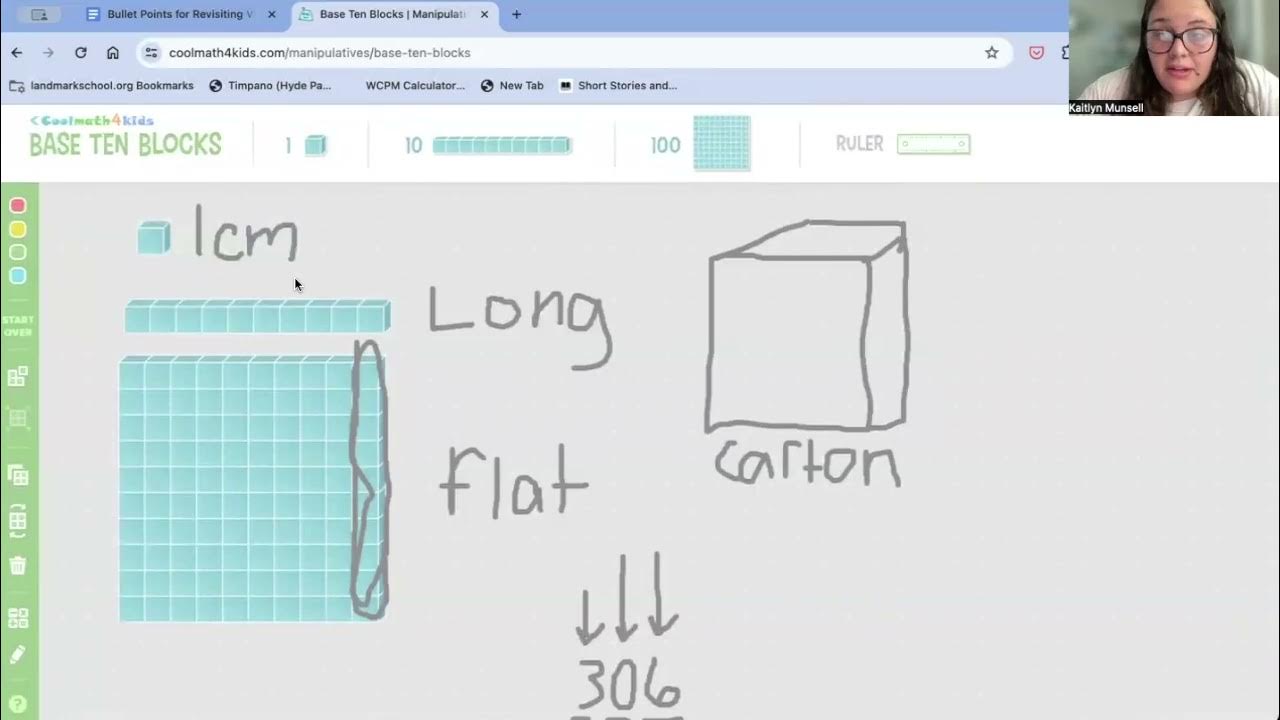 Module 1: Problem 5 Part One Using Base 10 Blocks - YouTube