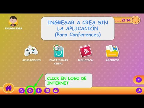 Ingresar a CREA desde la Tablet Ceibal 2021 - YouTube