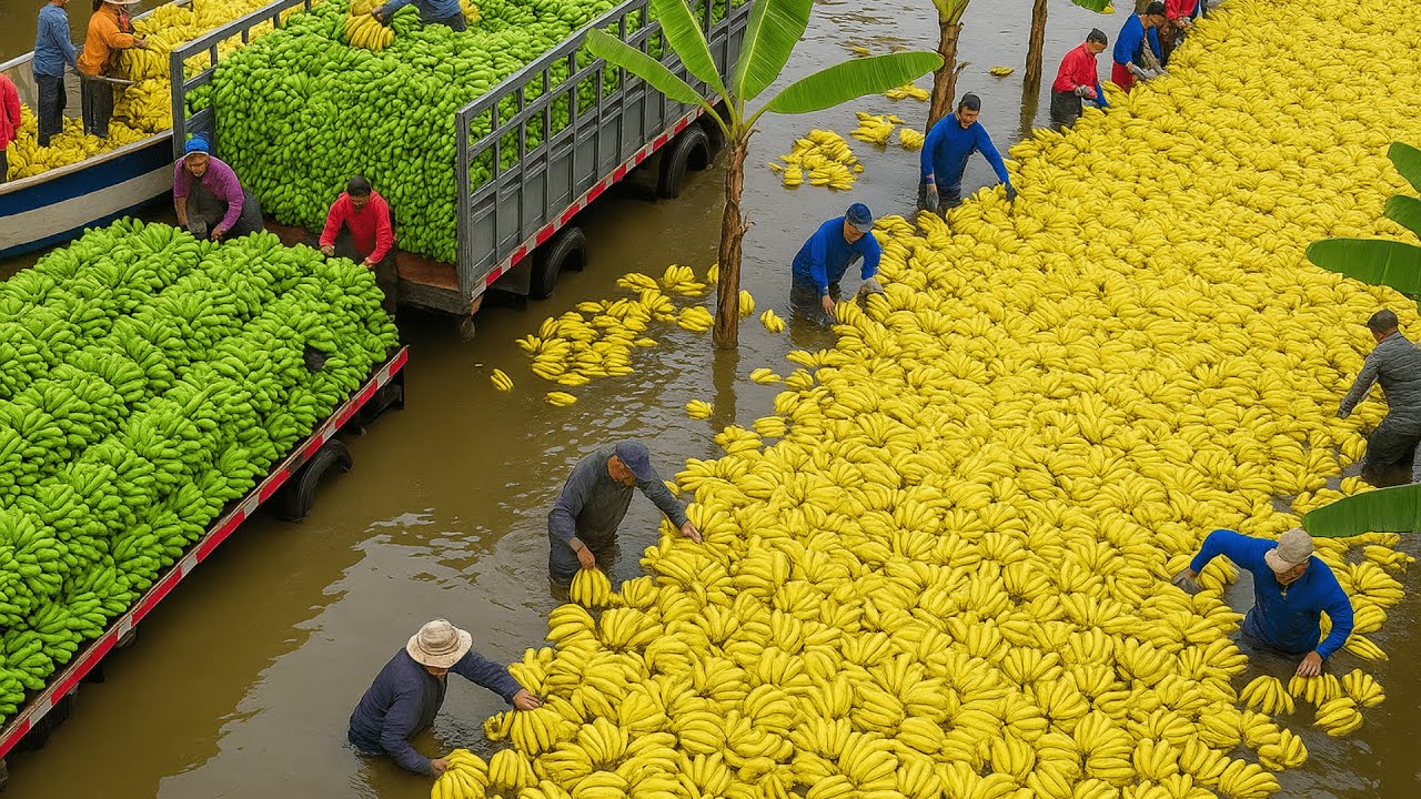 “The magical journey of bananas: from tropical orchards to dessert on ...