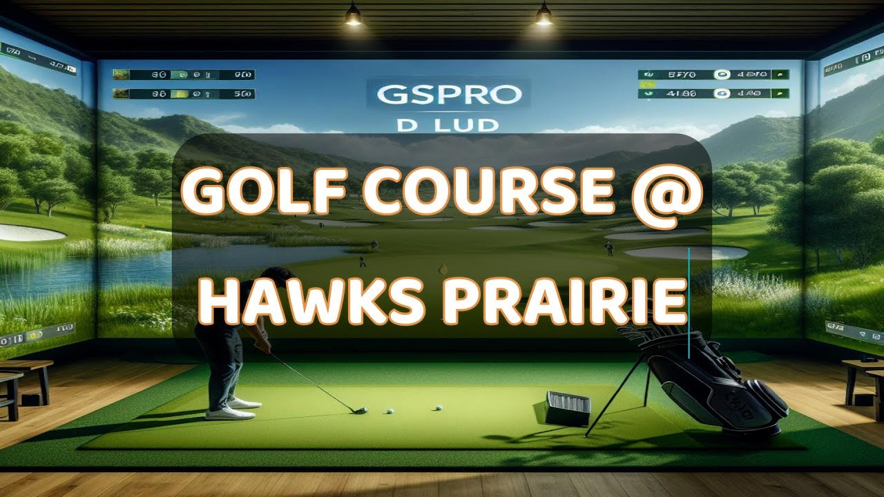 THE GOLF COURSE AT HAWKS PRAIRIE WOODLANDS GSPro Garmin R10 - YouTube