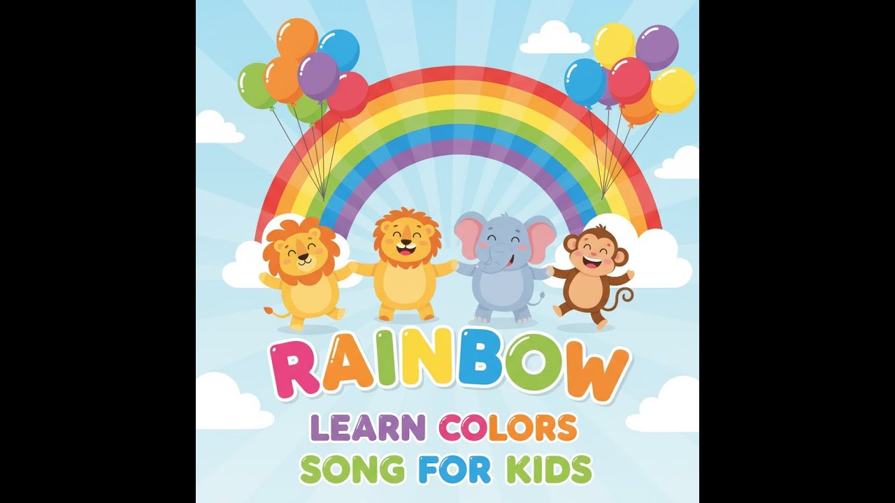 Rainbow 🌈 Learn Colors Song for Kids Sing, Dance & Explore the Sky ...