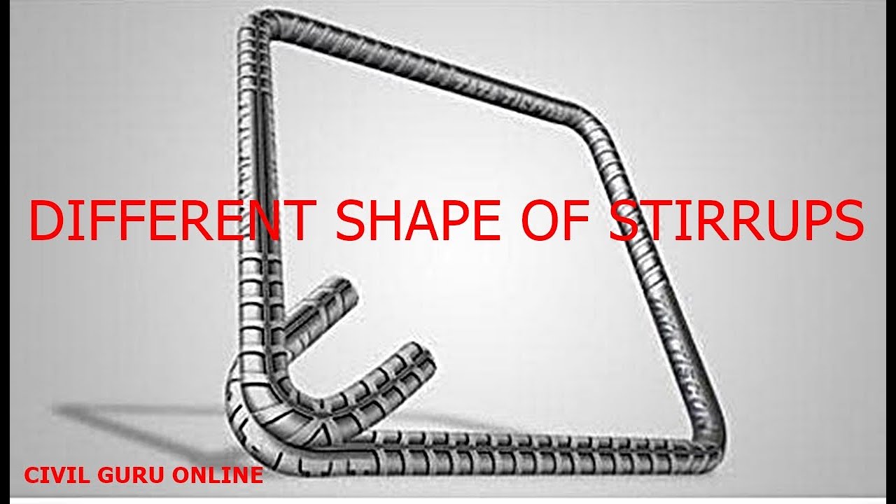 DIFFERENT SHAPES OF STIRRUPS STIRRUPS KYA H - YouTube