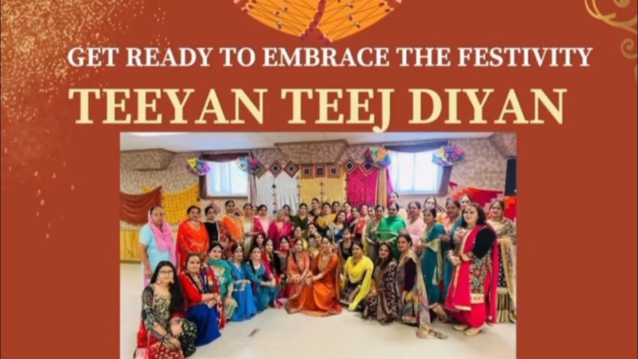 New Jersey-TEEYAN TEEJ DIYAN (Teeyan Da Mela)2025Celebrating Punjabi ...