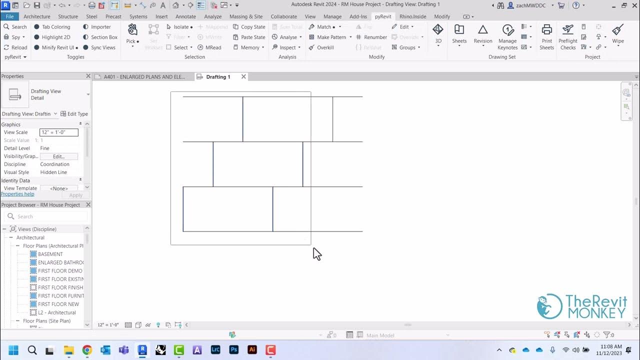 Creating Custom Revit Fill Patterns with PyRevit - YouTube