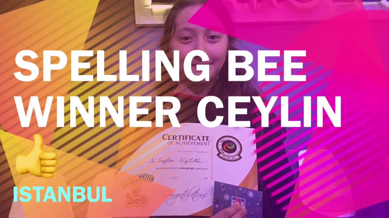 Spelling Bee 2017 Istanbul/Turkey - YouTube