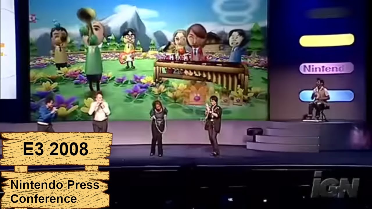 Fraggin & Megan Watchin' E3 2008: Nintendo Press Conference - YouTube