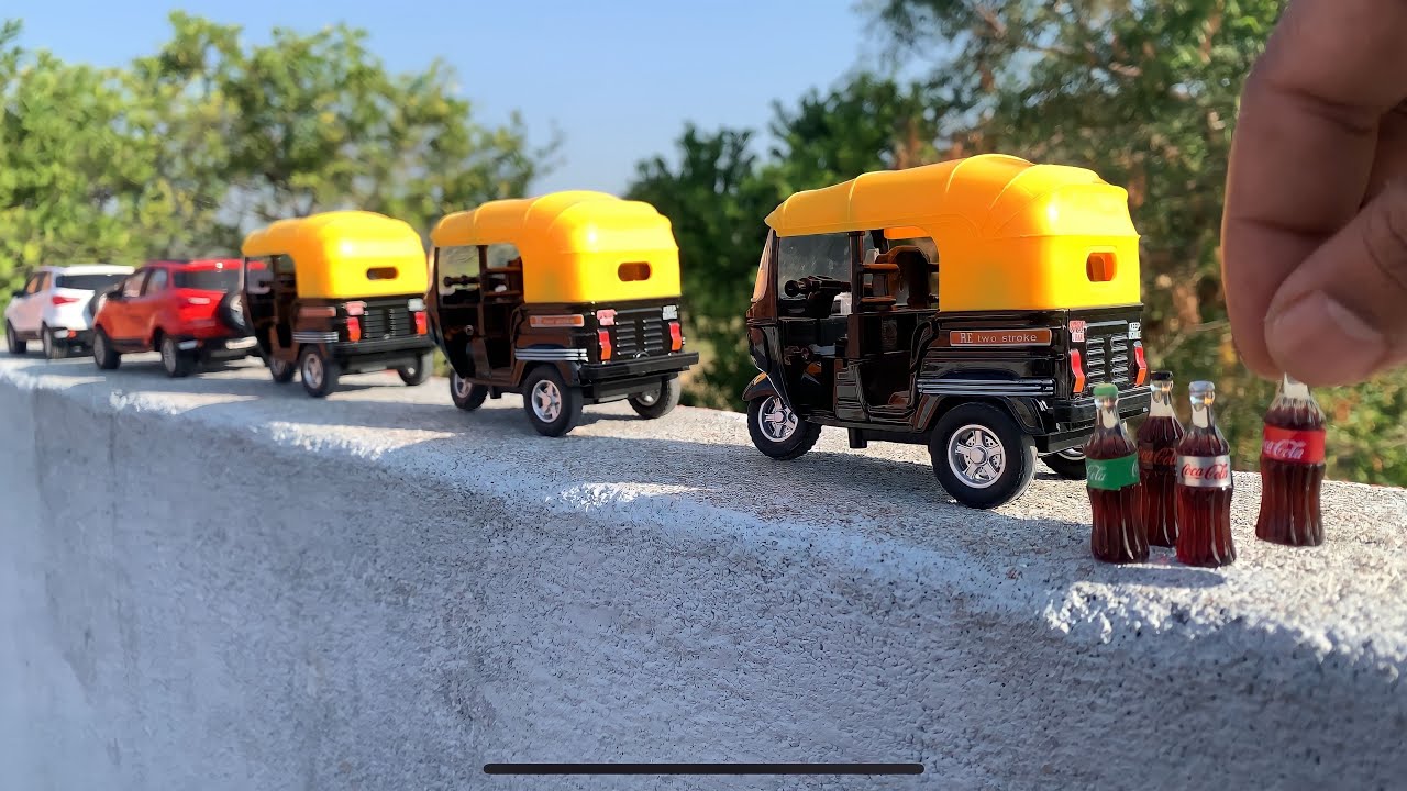 Model Car Collection Bajaj Auto Rickshaw | Ford EcoSport | Miniature ...