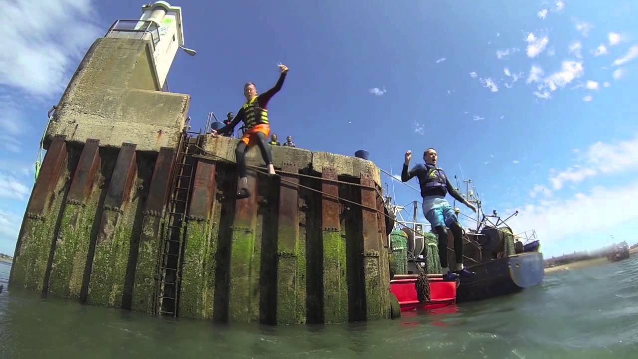 Pier Jumping Skerries Outdoor Dublin - YouTube