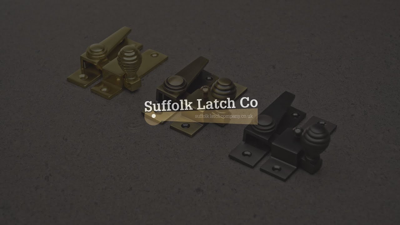 Ringed Hook Plate Sash Fastener Lock - YouTube