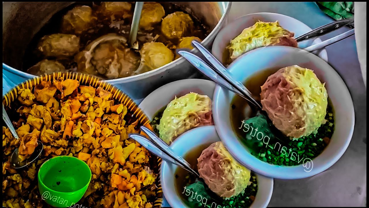 EDAN UKURAN JUMBO SEMUA DAN LEGENDARIS BAKSO CAK MAT KEDANYANG GRESIK ...