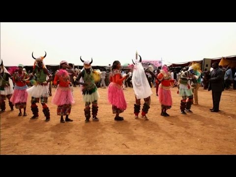 Sudan's war-hit Nuba showcase heritage at Khartoum festival - YouTube