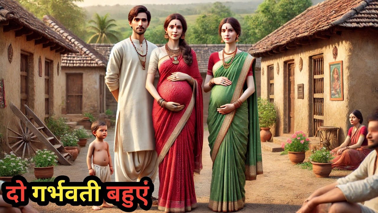 अलग संस्कारों वाली दो बहुएं।।Garbhvati Bahu।हिंदी कहानी।Hindi story# ...