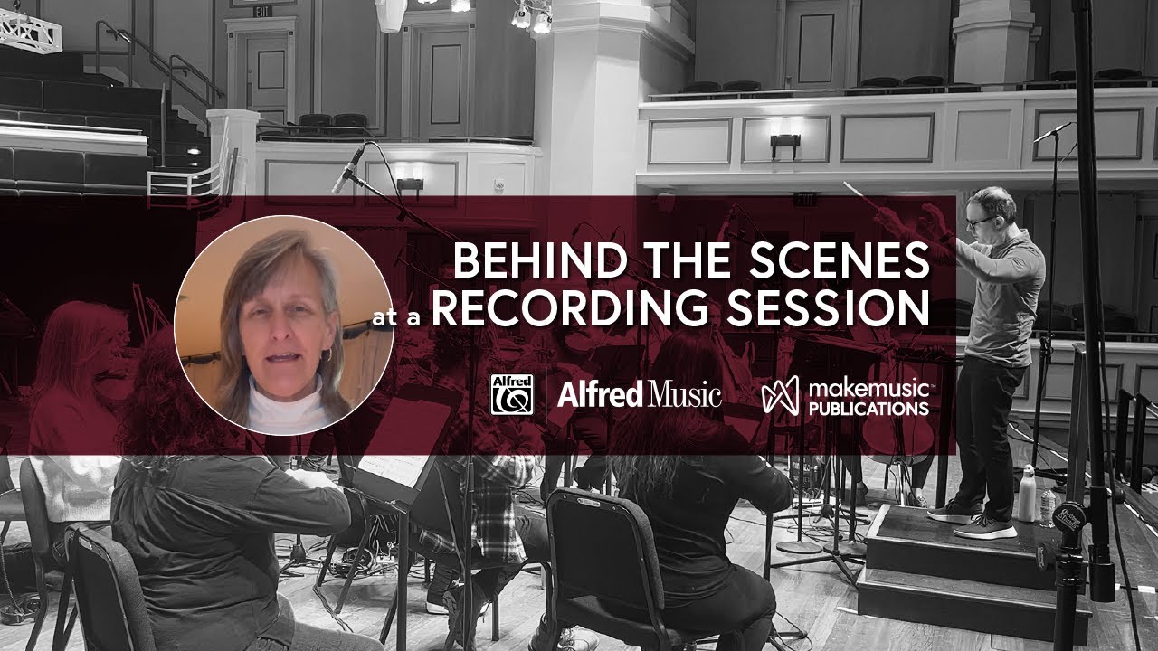 Behind the Scenes of a MakeMusic Publications Recording Session – Amy Kniffen – Closer to the ...