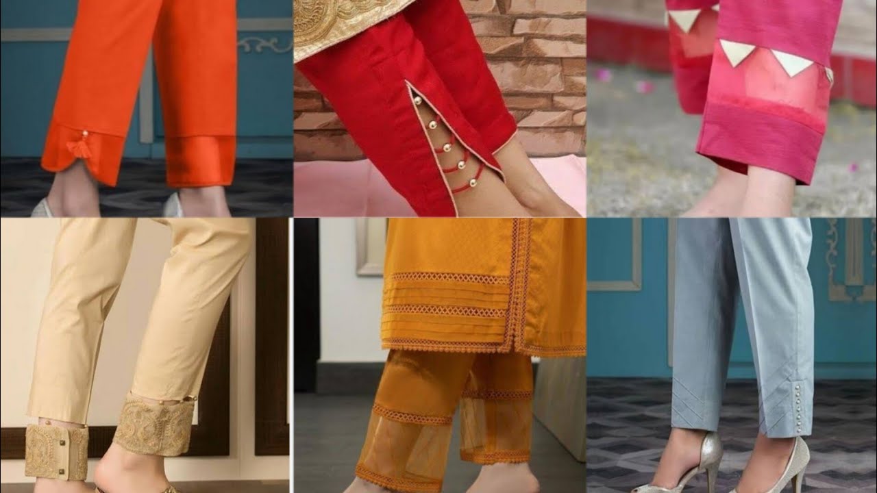How to Make Your Pant Bottom Designs Ideas ||2023 pant bottom designs ...