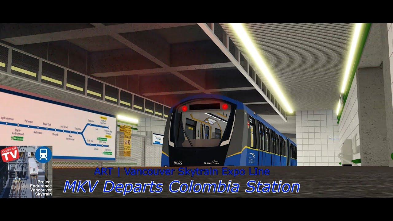 ROBLOX: [EXPANSION!] ART | Vancouver Skytrain Expo Line - MKV departs ...