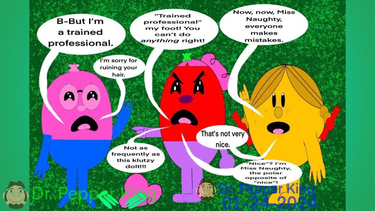 (Mr. Men Comic Dub) Miss Whoops' Breakdown - YouTube