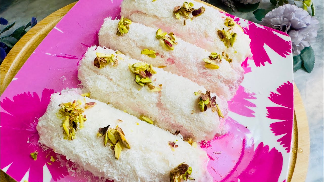 Turkish Rolls | Sultan Lokumu Rolls|Easy Dessert without oven |Turkish ...