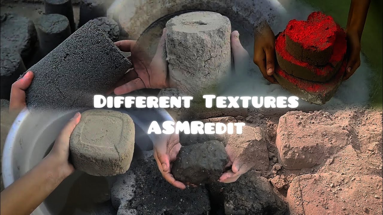 (ASMRSANDMENT) Soft Textures! Dry&Water Crumblings Satysfying ASMRedit ...