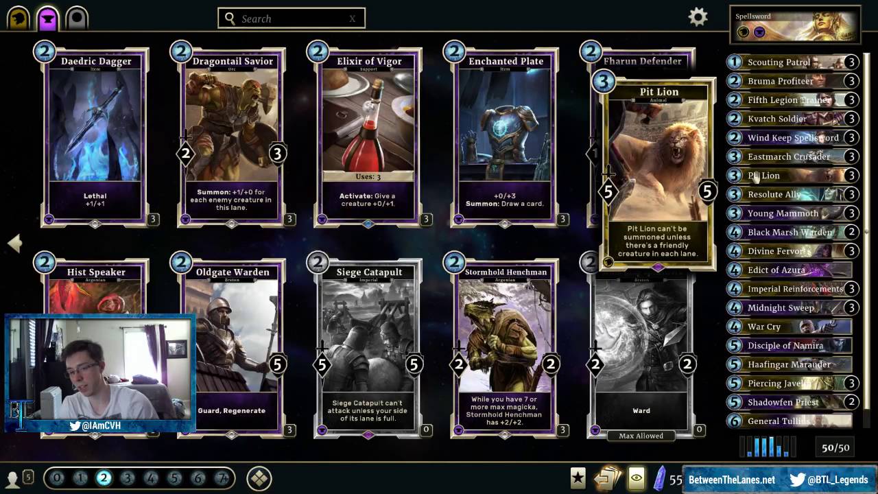 TES Legends Deck Tech - CVH's Token Spellsword - YouTube